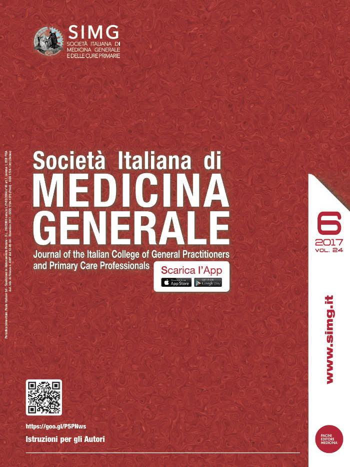 Rivista SIMG - Numero 6 (Dicembre 2017) - SIMG. Società Italiana dei ...