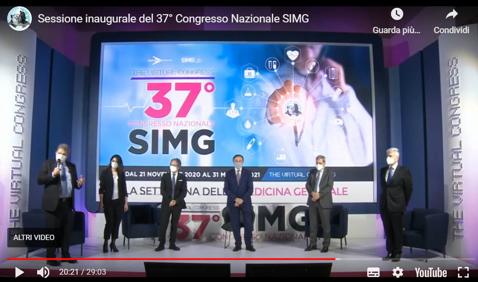 Sessione inaugurale del 37° Congresso Nazionale SIMG - SIMG. Società ...