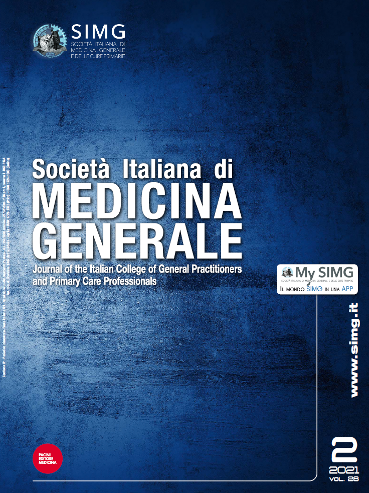 Rivista SIMG – Numero 2 (Aprile 2021) - SIMG. Società Italiana dei ...