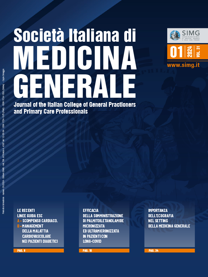 Rivista SIMG – Numero 1 (Anno 2024) - SIMG. Società Italiana dei Medici ...
